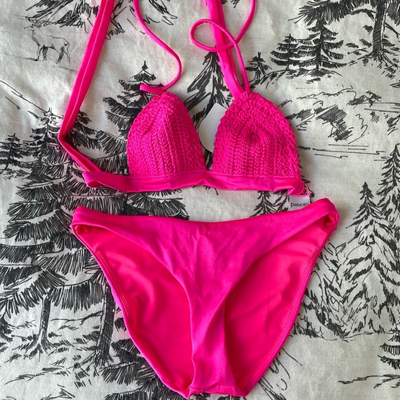 Peixoto | Swim | Peixoto Macrame Top And Bottoms Swimsuit | Poshmark